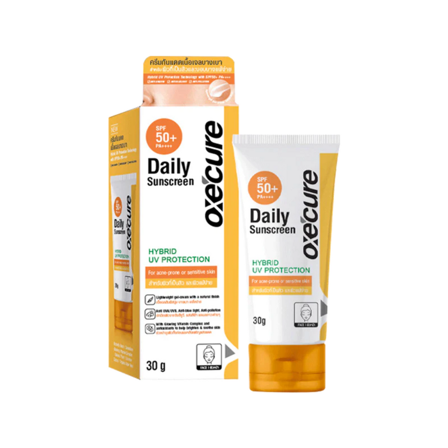 Oxecure Daily Sunscreen Hybrid UV Protection SPF50+ – PNY BEAUTY