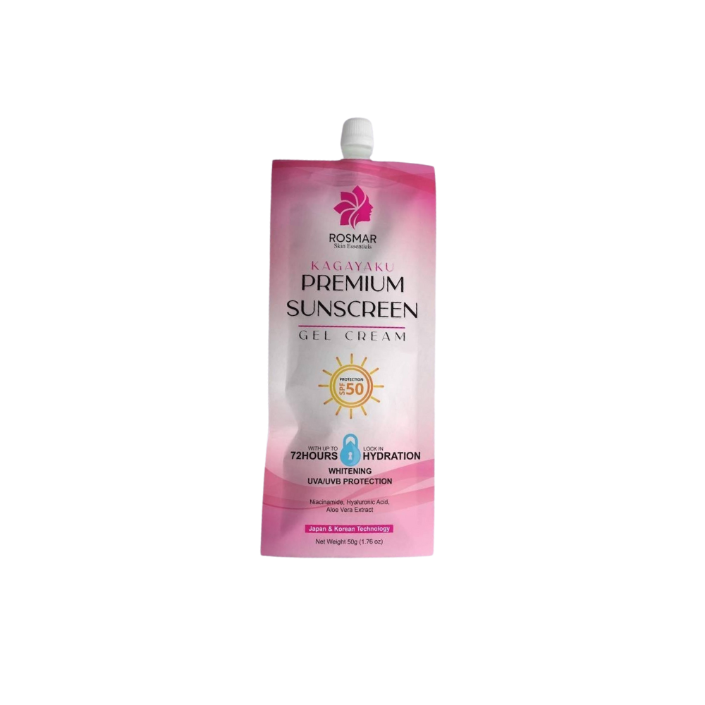 Rosmar Skin Essentials Kagayaku Premium Sunscreen Gel Cream 50g – PNY ...