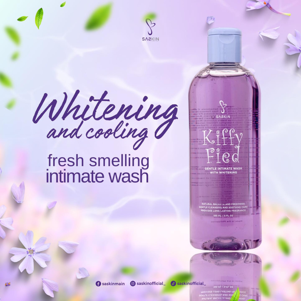Saskin Kiffy Fied Gentle Intimate Wash with Whitening – PNY BEAUTY
