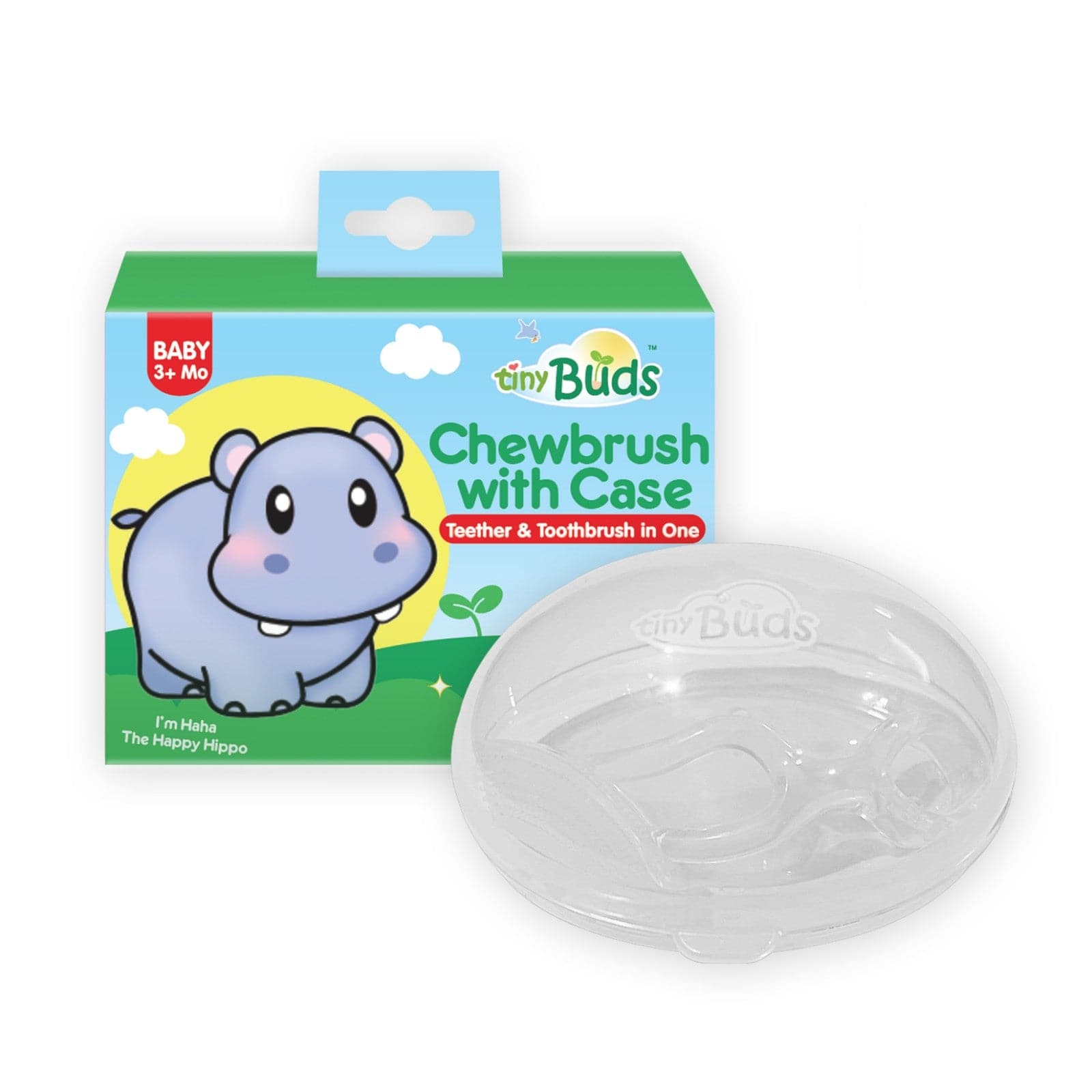 Tiny Buds Chewbrush with Case - Teether and Toothbrush in One – PNY BEAUTY