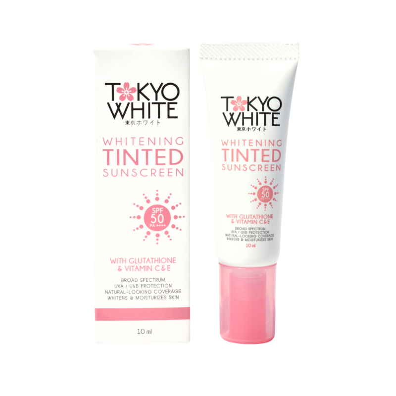 Tokyo White Whitening Tinted Sunscreen 10 ml – PNY BEAUTY